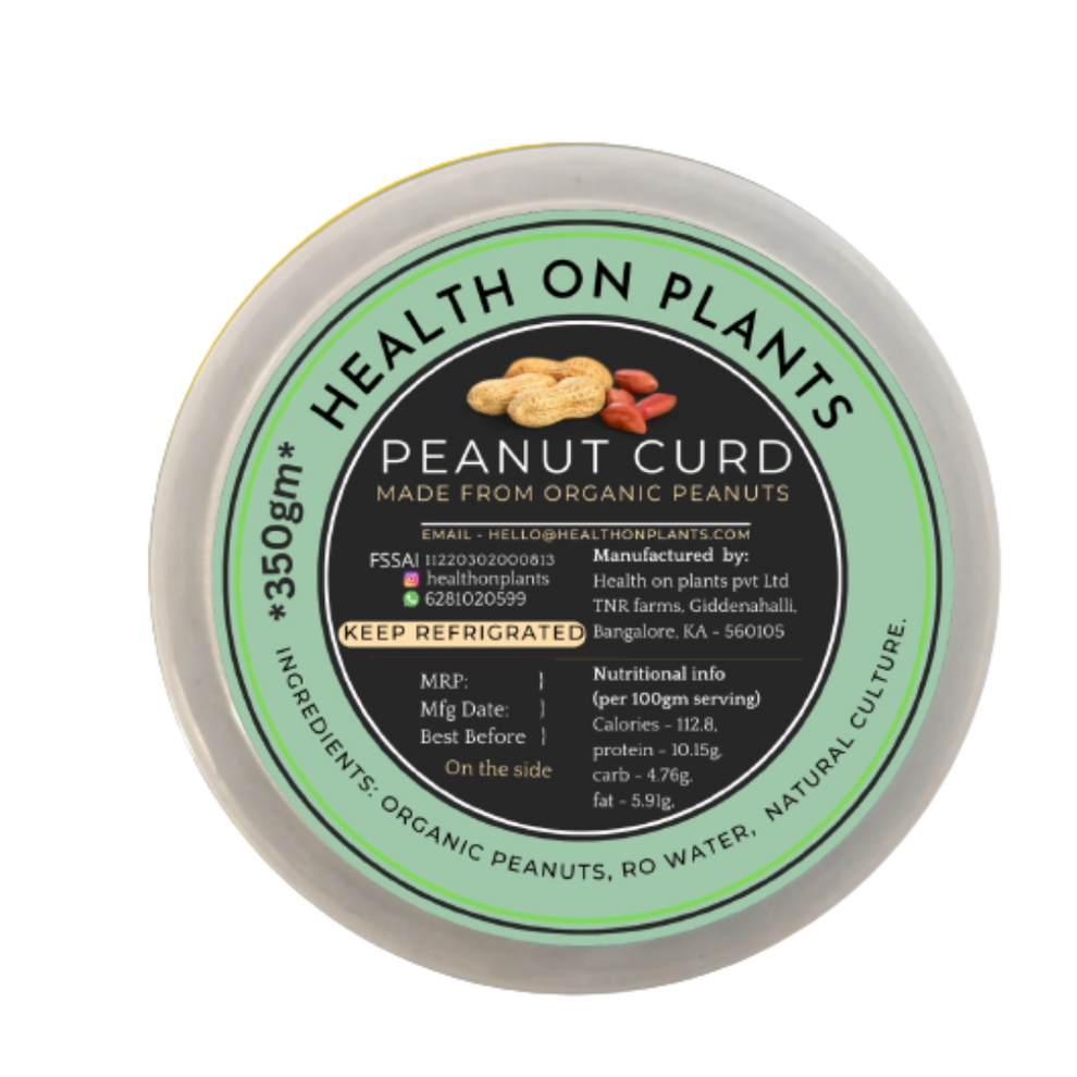 Peanut curd - Handcrafted - Vegan- High Protein- Bangalore Delivery ...